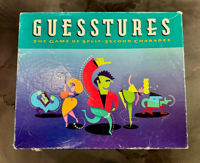 Vintage Guesstures Board Game (1990) – The Curious Crow Company