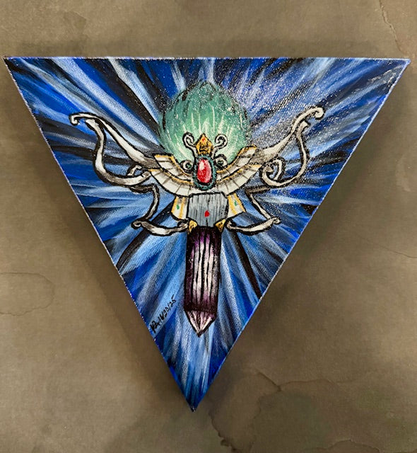Hand-painted Monster Reborn Card Art – The Curious Crow Company
