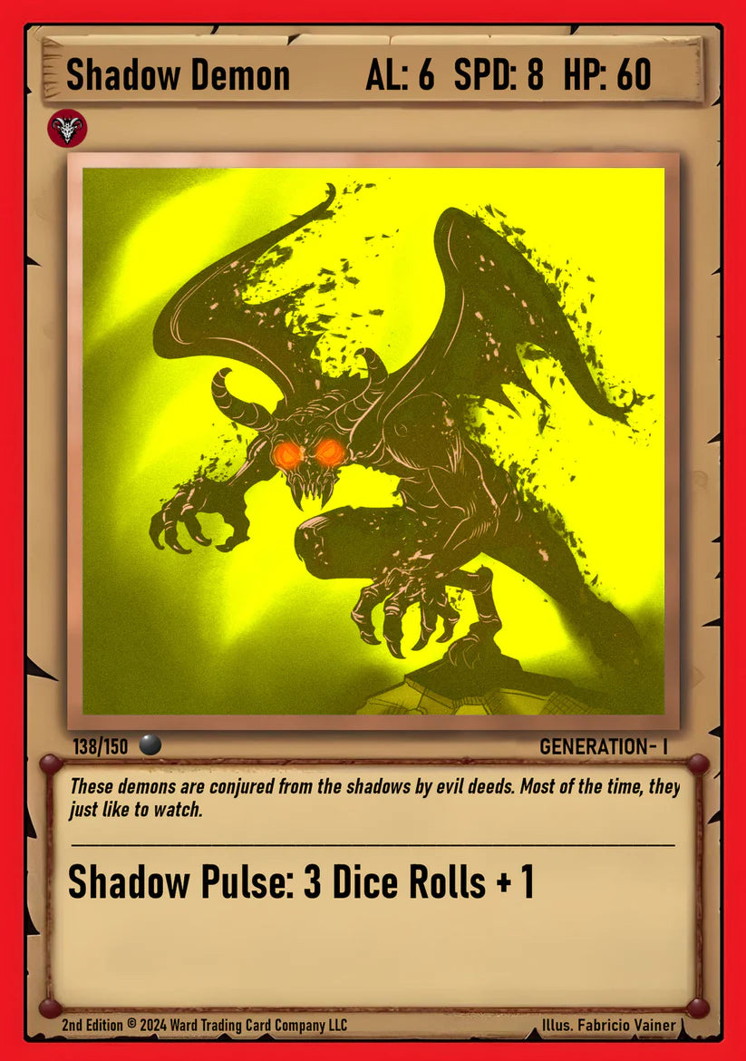 Shadow Demon #138 Ward Gen I – The Curious Crow Company