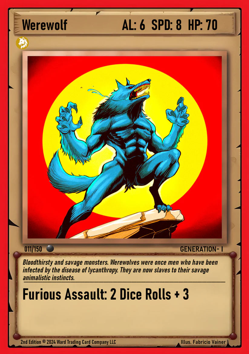 Werewolf #11 Ward Gen I – The Curious Crow Company
