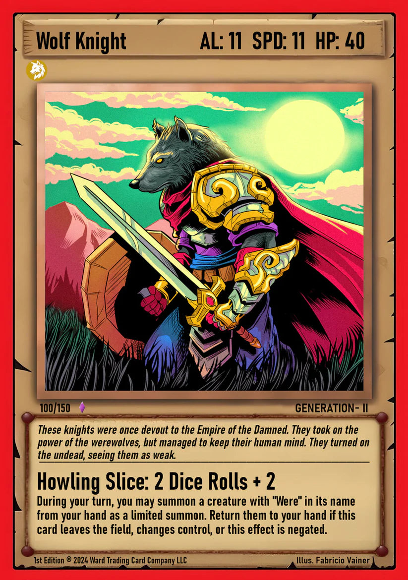 Wolf Knight #100 Ward Gen II – The Curious Crow Company