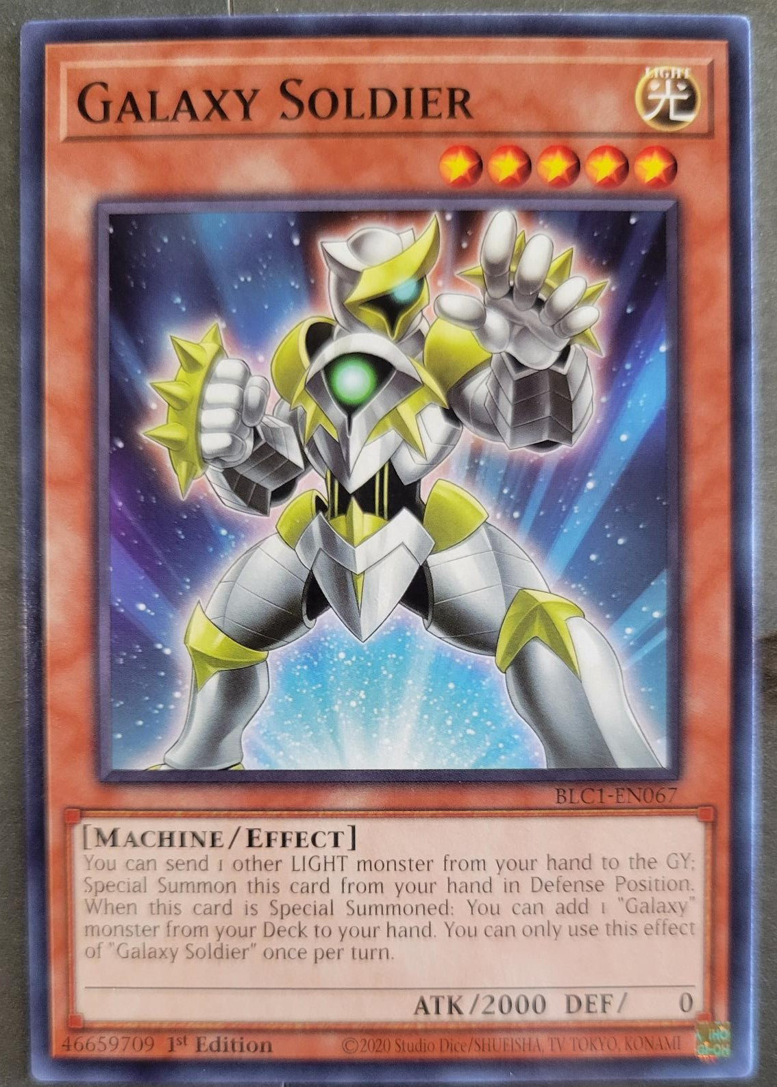 Galaxy Soldier (Short Print) 1st Edition Battles of Legend Chapter 1 E ...