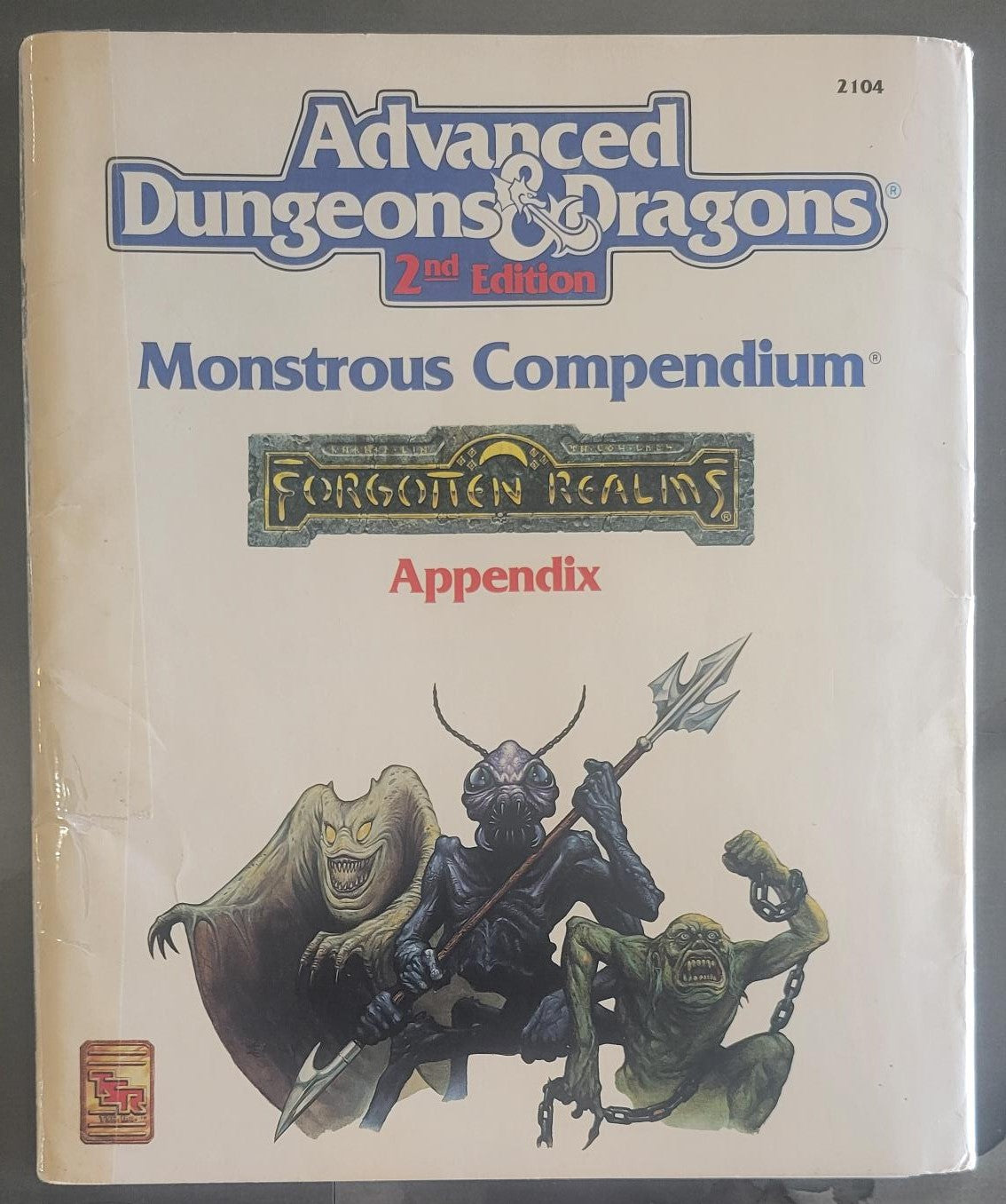 Advanced Dungeons & Dragons Monstrous Compendium Forgotten Realms Appe ...