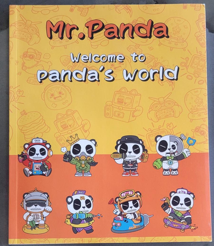 Mr. Panda Welcome to Panda's World Coloring Book – The Curious Crow Company