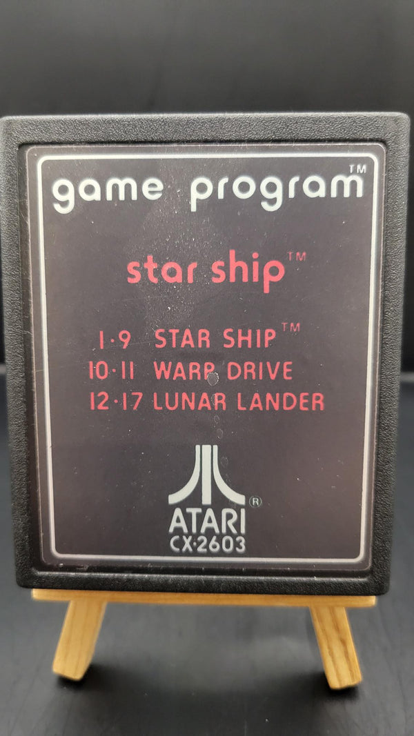 Atari 2600 Star Ship (Text Label) – The Curious Crow Company